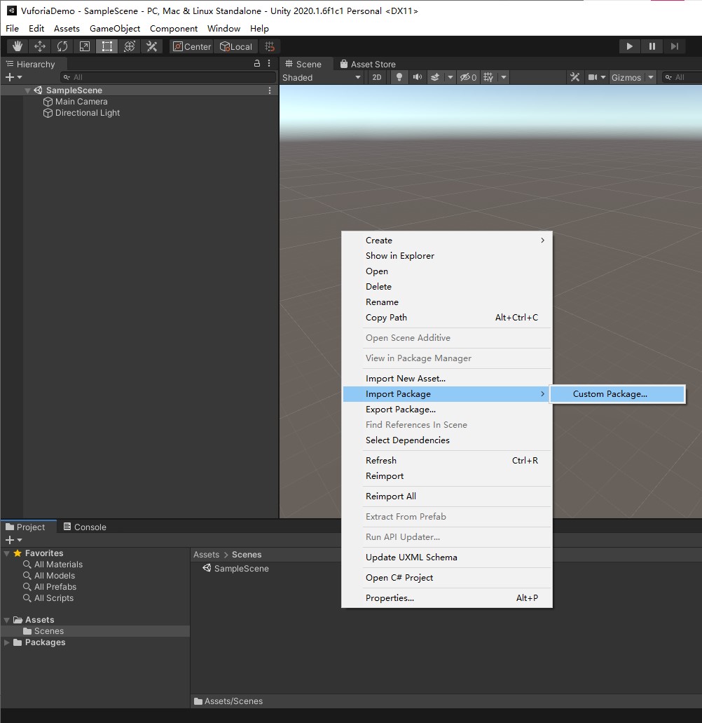 Unity2020中使用Vuforia開發擴增實境AR APP教學 – 小春天工坊